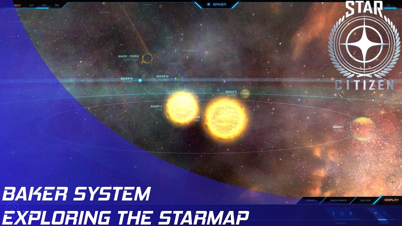 Star Citizen: Starmap - Baker System - YouTube
