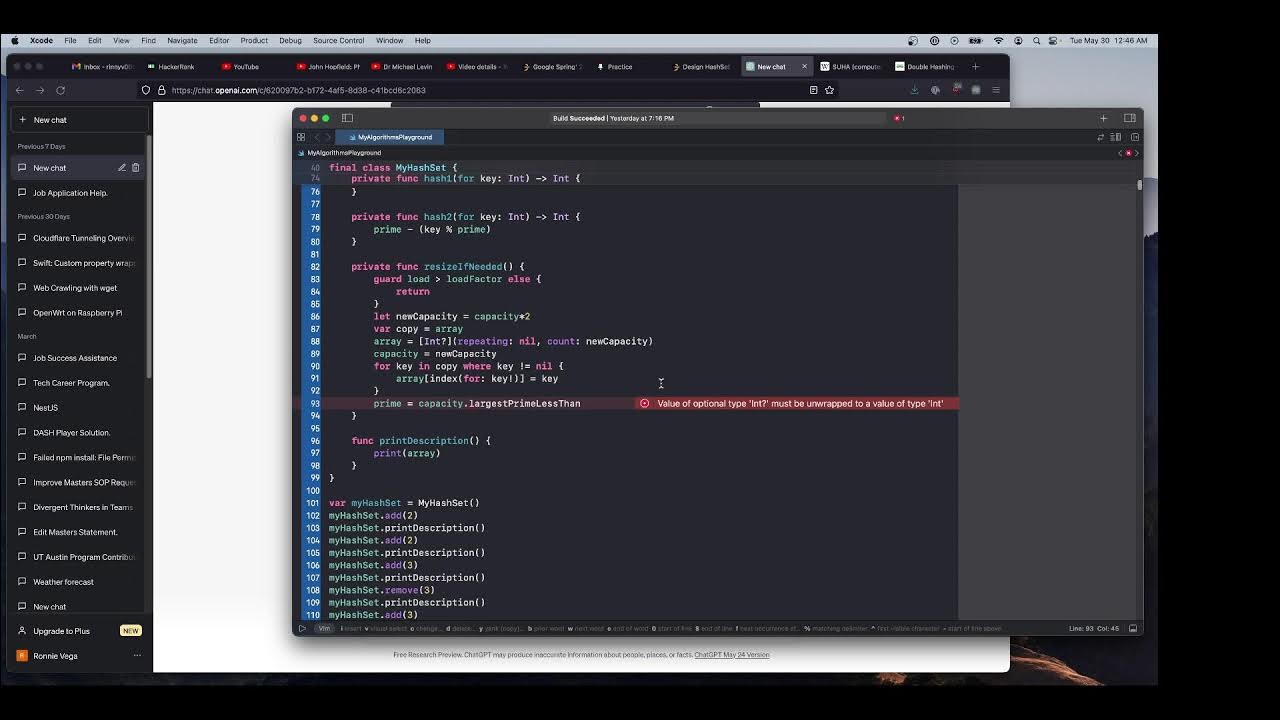 Leetcode 705 Design Hashset Swift Youtube 8848