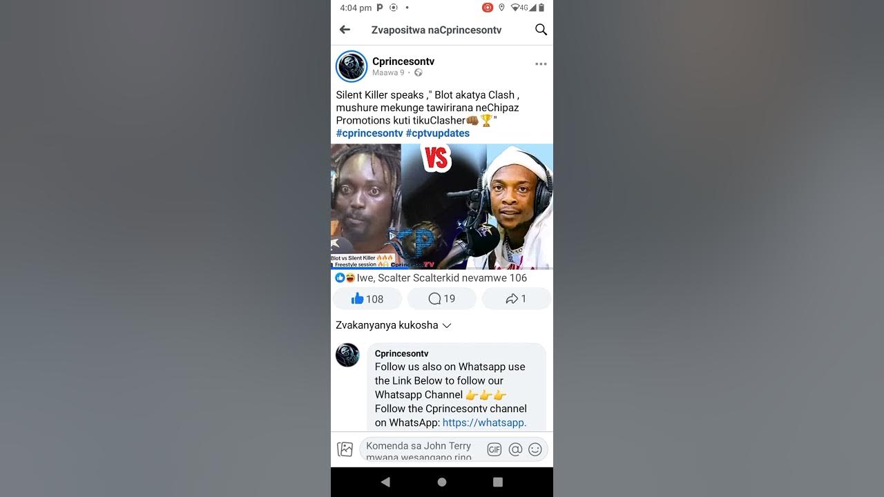 silent killer speak after clush yake na blot yatadza kuitwa - YouTube