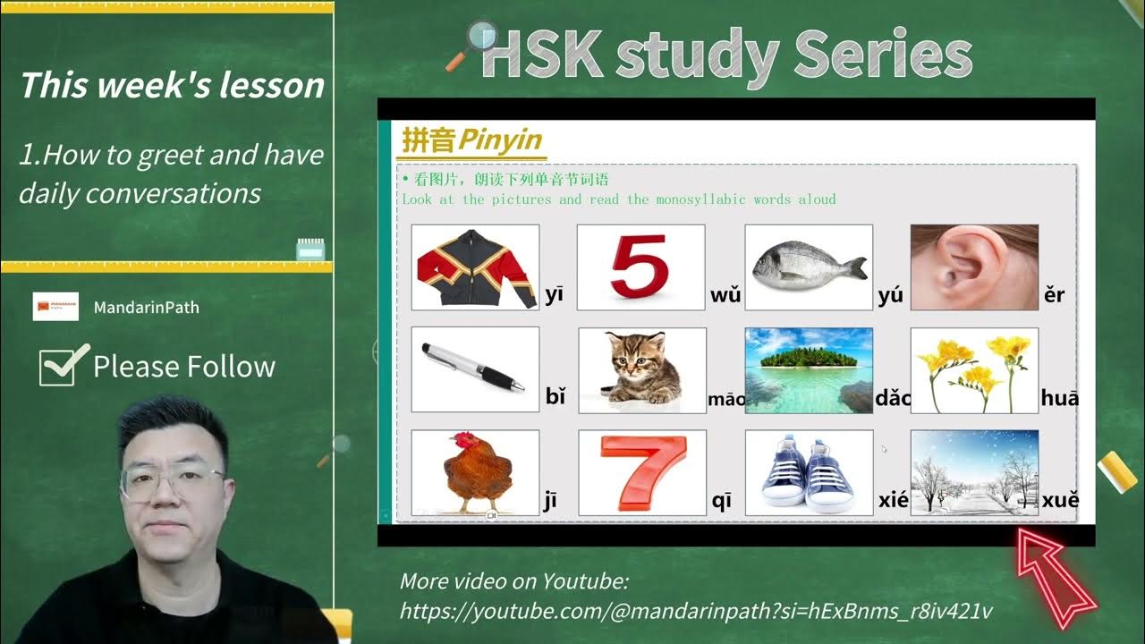 Learn Chinese Basics - HSK Level 1 Lesson 1 | #ChineseLearning #HSK # ...