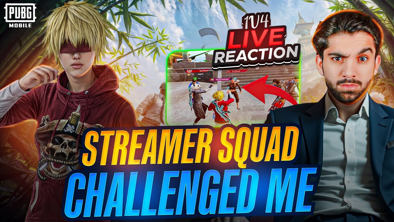 STREAMER SQUAD CHALLENGED ME🥵LIVE REACTION🔥| ALBERT oP - YouTube