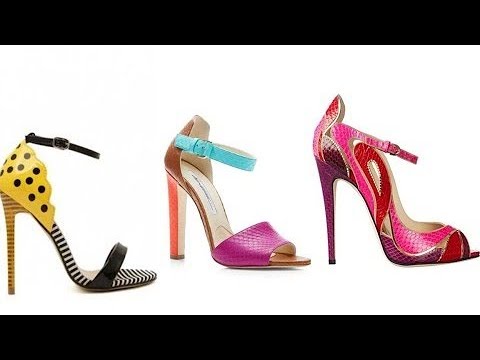 very Unique pencil high heel Sandals Shoes design for women's footwear ...