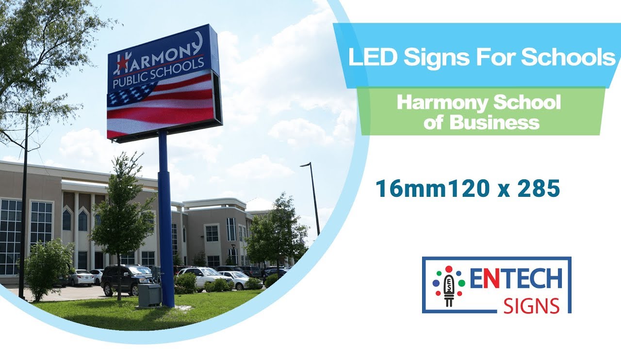 School LED Signs | Advertise and Get Attention! | 16MM LED Billboard ...