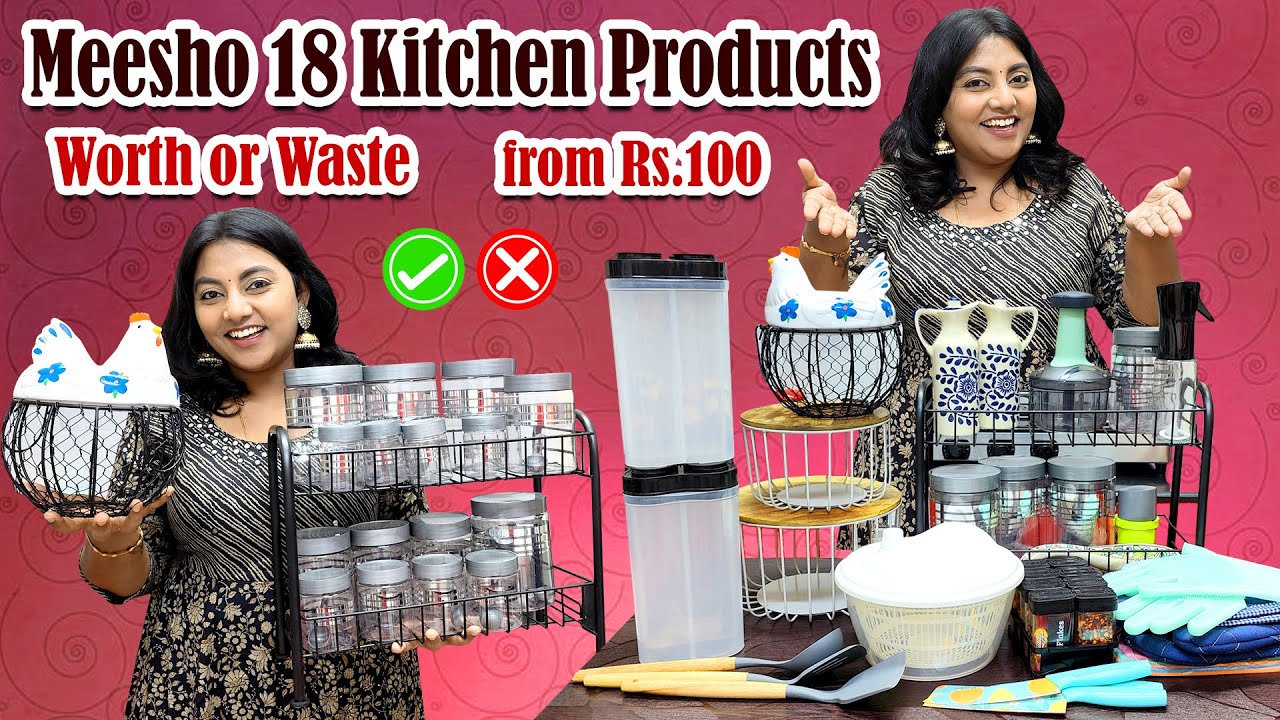 18 Useful Kitchen Tools & Gadgets from Meesho | வாங்கலாமா வேண்டாமா ...