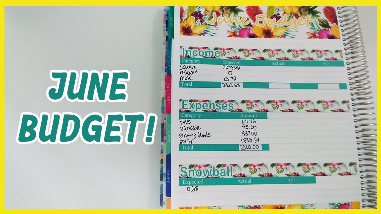 Budget with Me | June Budget 2021 - YouTube