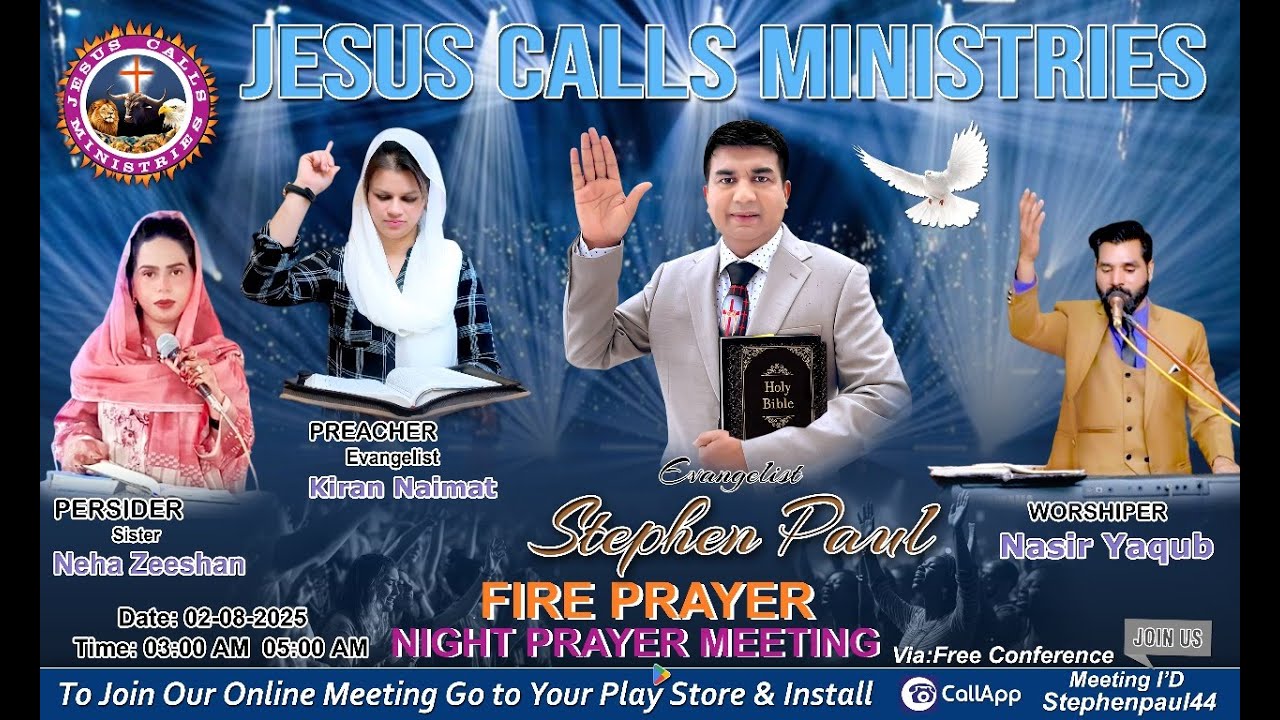 Jesus Calls Ministry (Live Meeting 01-08-2025) Norway Oslo - YouTube