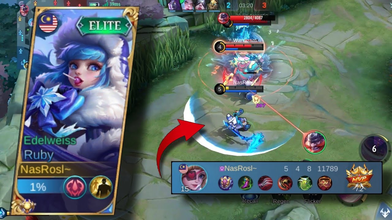 🔴 HP Ruby Susah Nak Habis!! Mobile Legends Ruby - YouTube