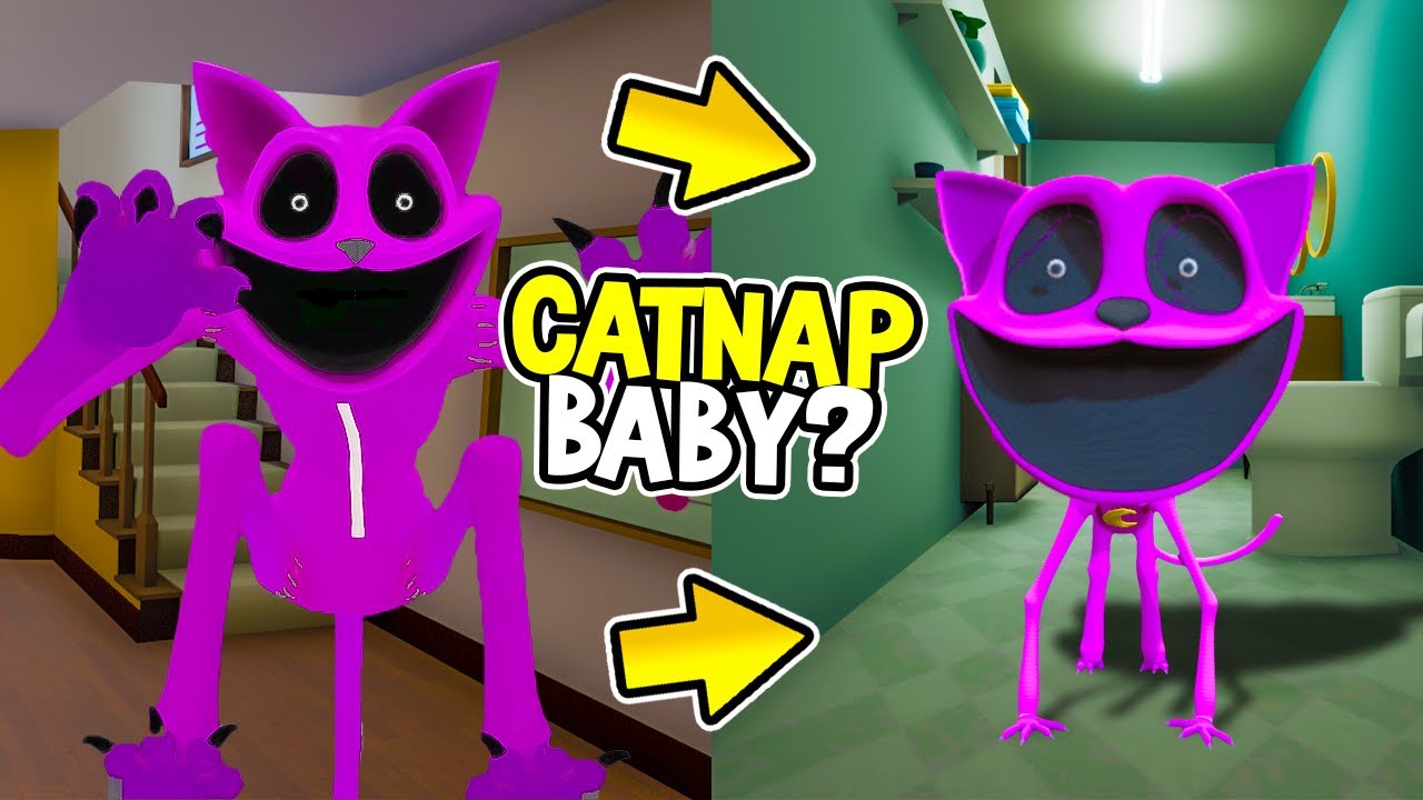 NEW! CatNap FAMILY VS Baby In Yellow! Poppy Playtime Chapter 3 - YouTube
