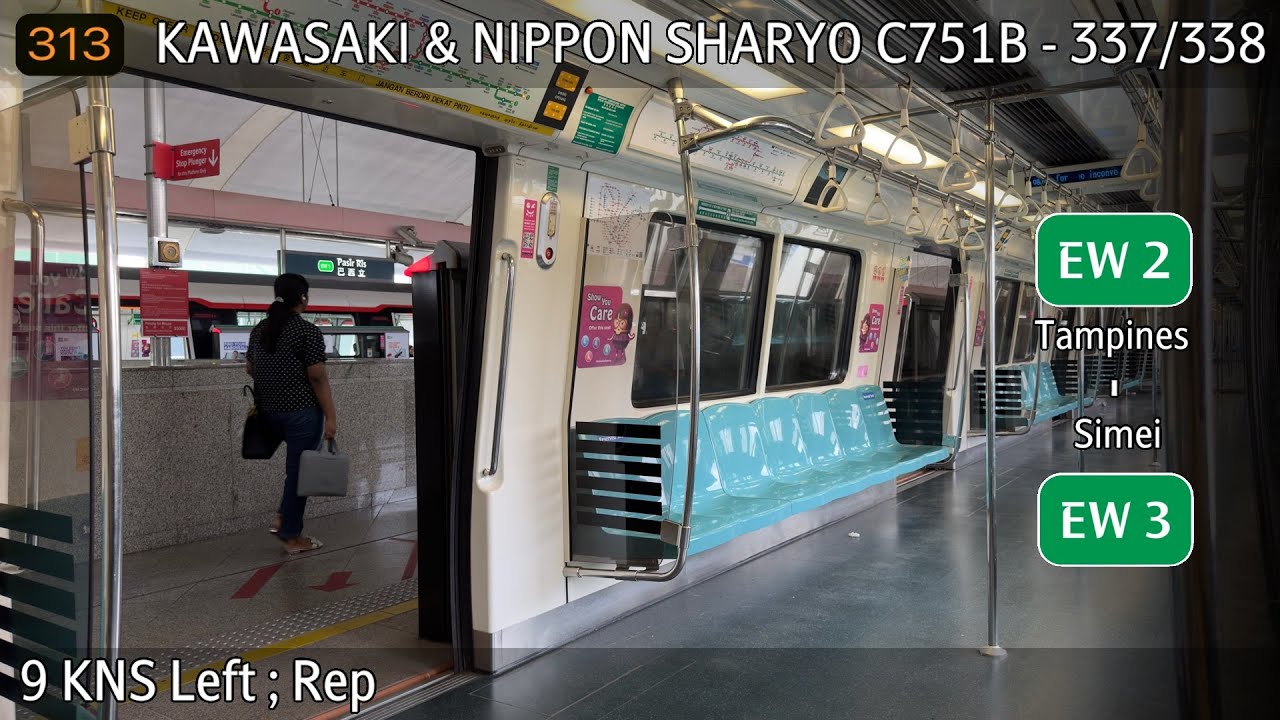 [9 KNS Left ; CNY Eve 2024 Schedule] C751B - 337/338 | Tampines » Simei - YouTube
