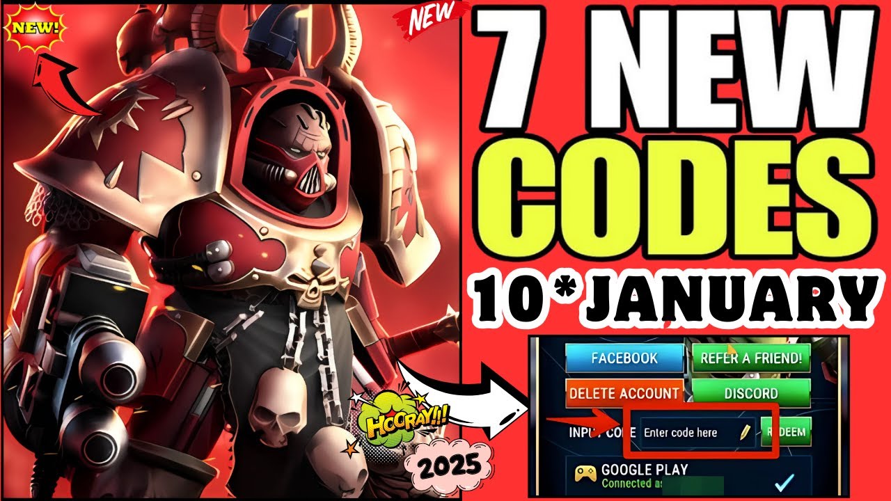 🎄WINTER CODES🎄WARHAMMER TACTICUS PROMO CODES JANUARY 2025 - WARHAMMER ...