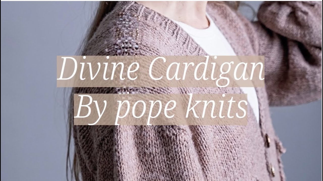 Construction of Divine cardigan - YouTube