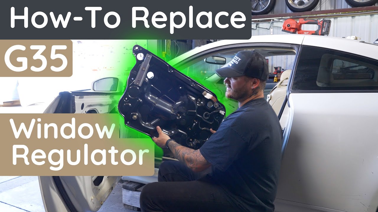 How to Replace Infiniti G35 Driver Side Window Regulator - YouTube