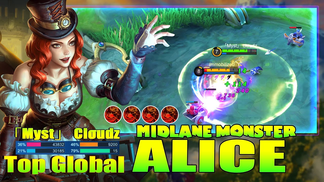 Alice Perfect Map Control! Top Global Alice by 「Myst」 Clσudz ~ Mobile ...