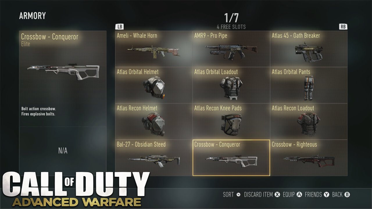 Call of Duty Advanced Warfare: My Armory (5 PAGES OF ELITES!) - YouTube