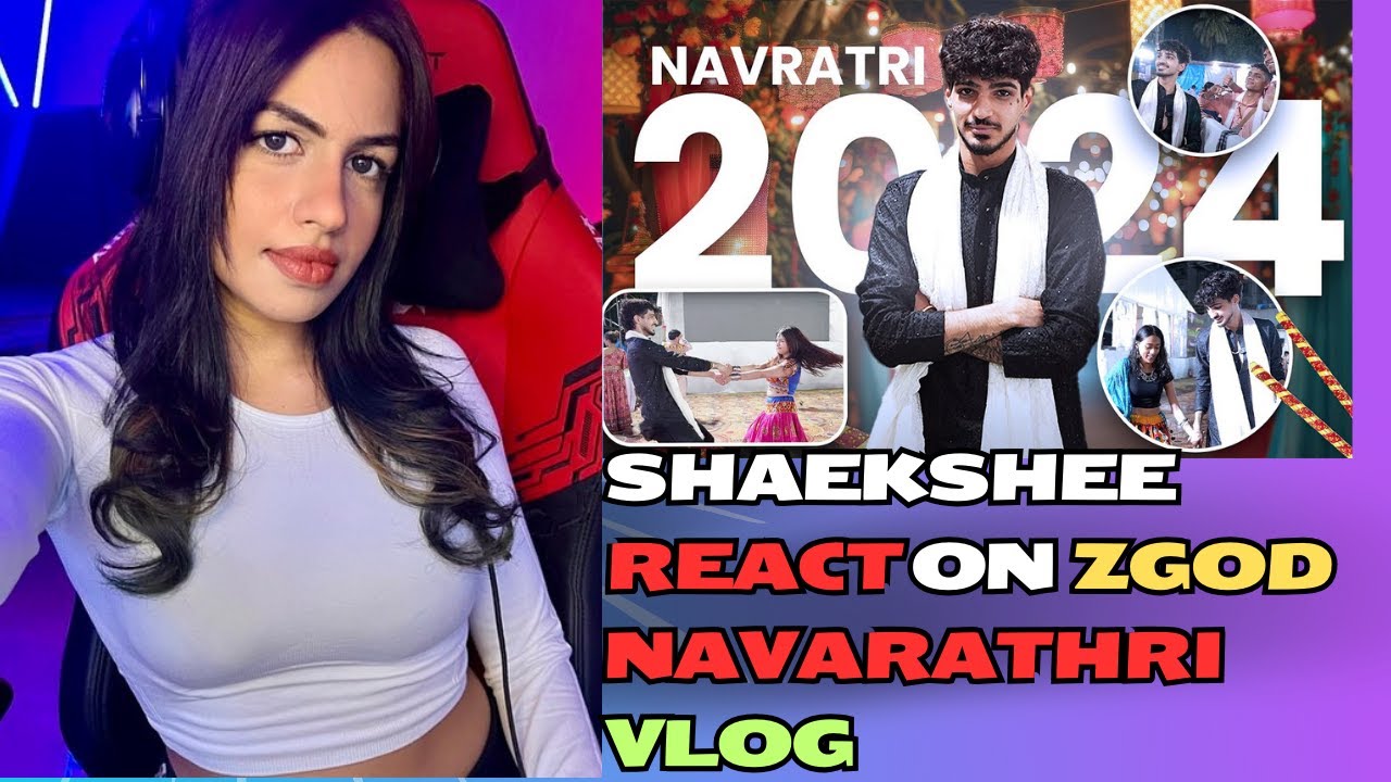 SHARKSHEE REACTION ON ZGOD NAVARATHRII VLOG 😂😅||ft @SHARKSHE ...