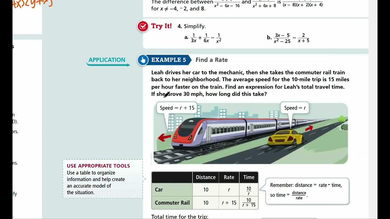 EnVision Algebra 2 Lesson 4-4: Adding and Subtracting Rational ...