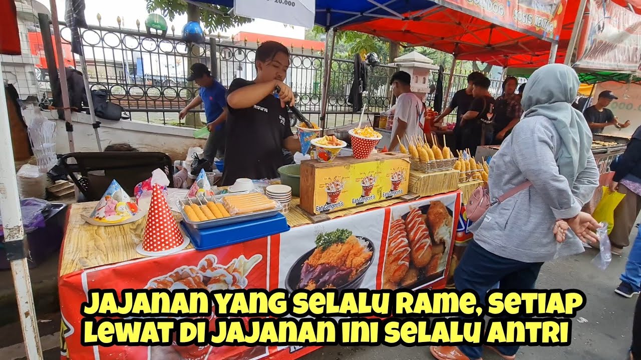 JAJANAN YANG SELALU RAME, SETIAP LEWAT DI JAJANAN INI SELALU ANTRI ...
