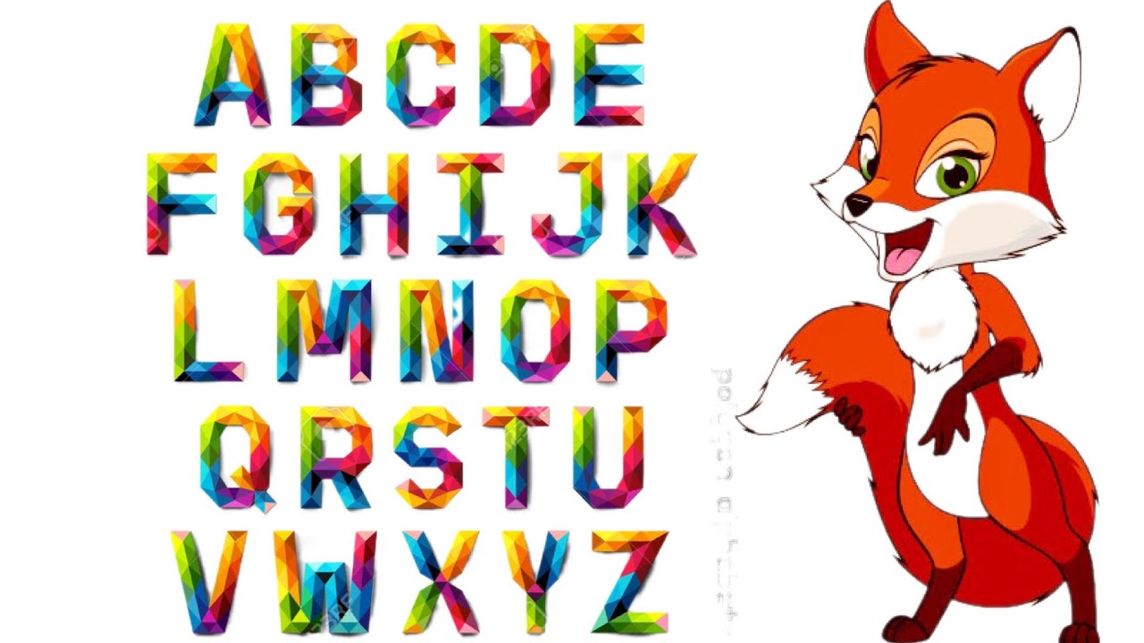 LEARN THE ENGLISH ALPHABET/Colorful Alphabet/Alphabet song/Step by step ...