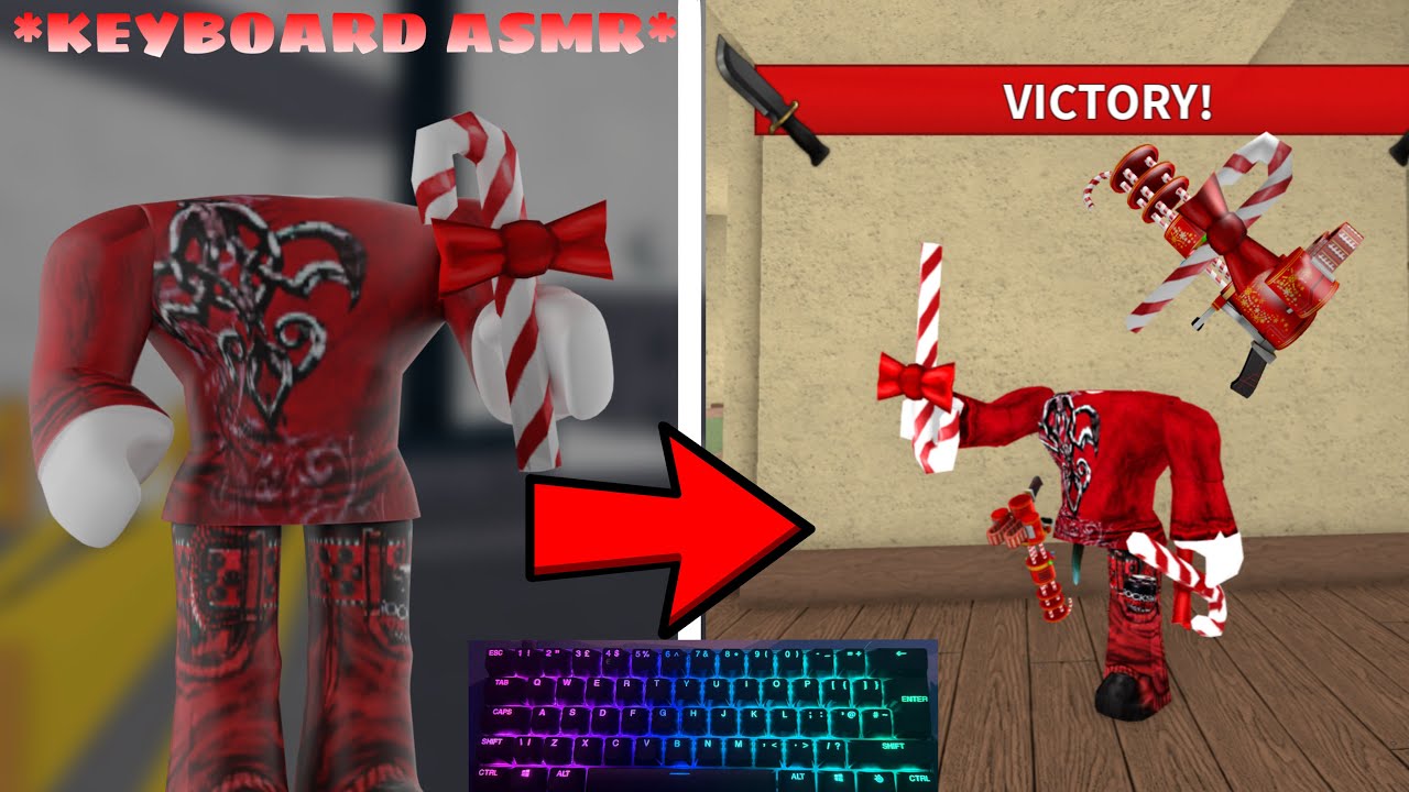 MM2 CANDY SET KEYBOARD ASMR GAMEPLAY (Murder Mystery 2) - YouTube