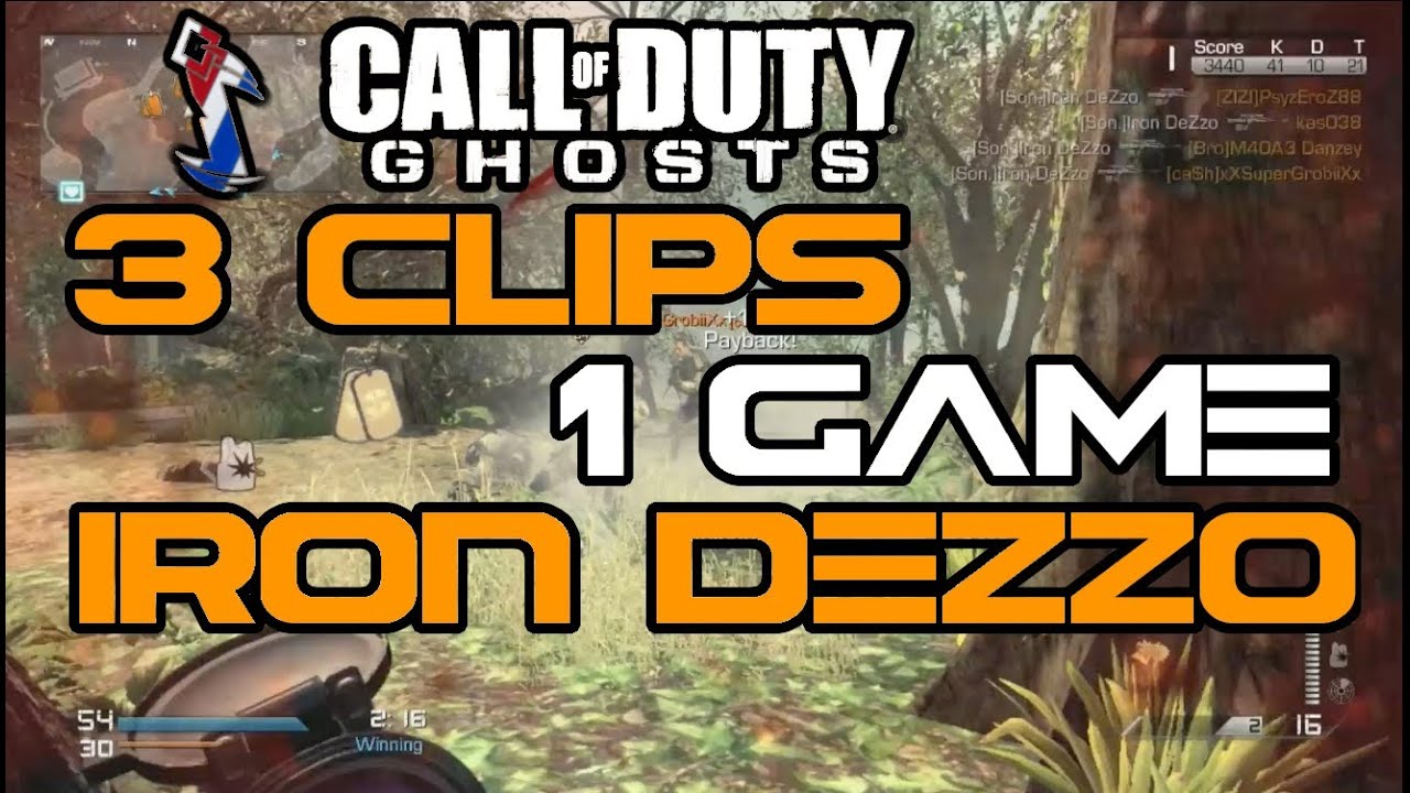 Ghosts: Lynx Gameplay| 3clips en 1partie!| Iron DeZzo - YouTube