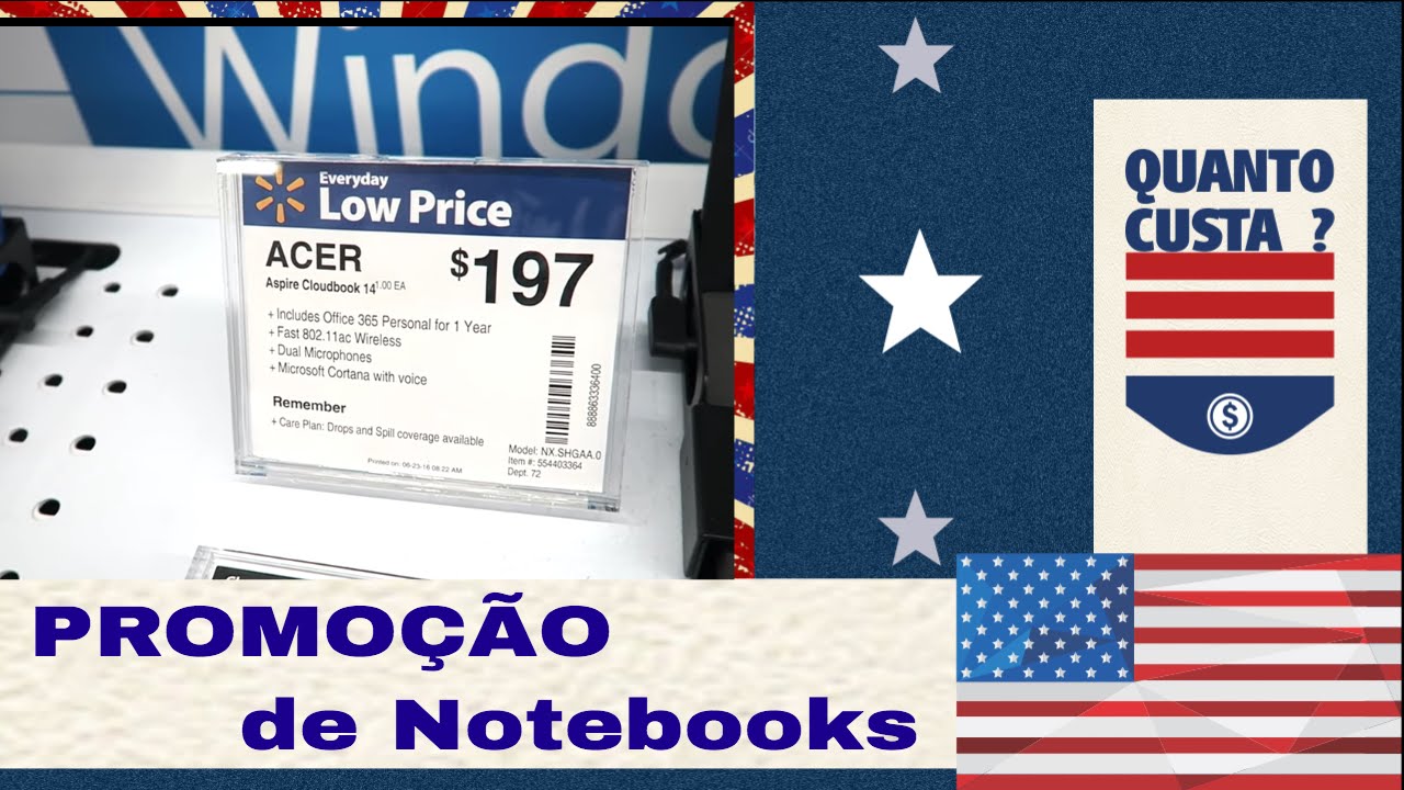 PROMOÇÃO de Notebooks no Walmart dos Estados Unidos - YouTube