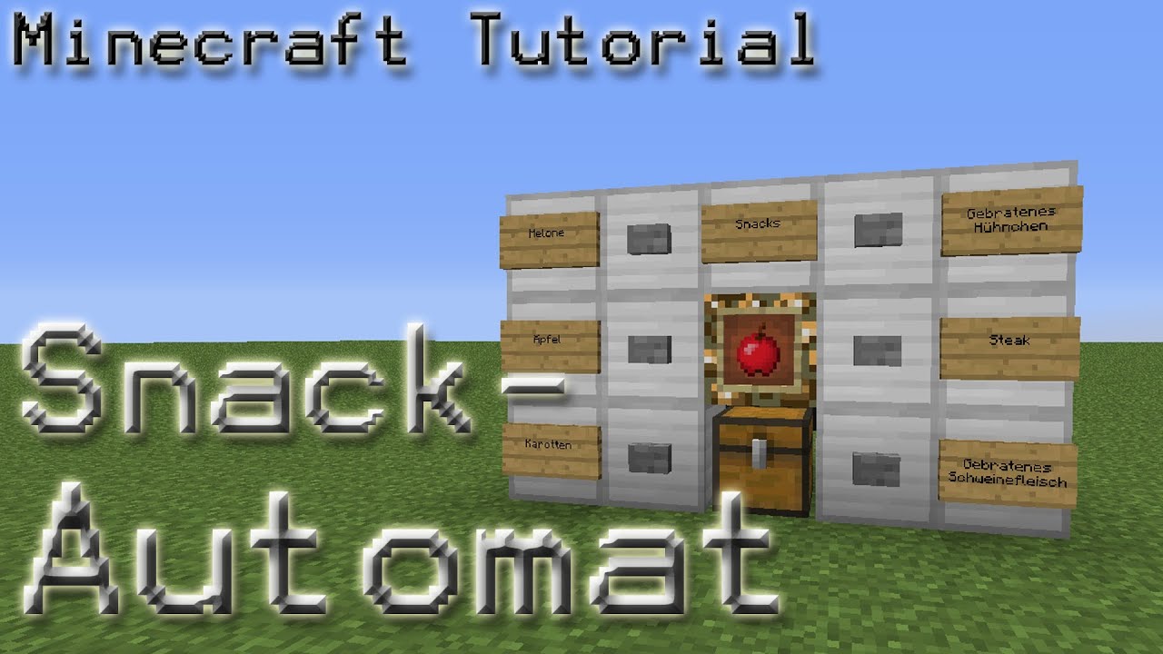 [Tutorial] Minecraft - Snack-Automat [Deutsch] [HD] - YouTube