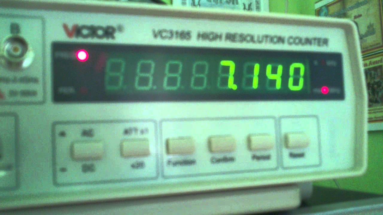 VFO DDS+Arduino+LCD - YouTube