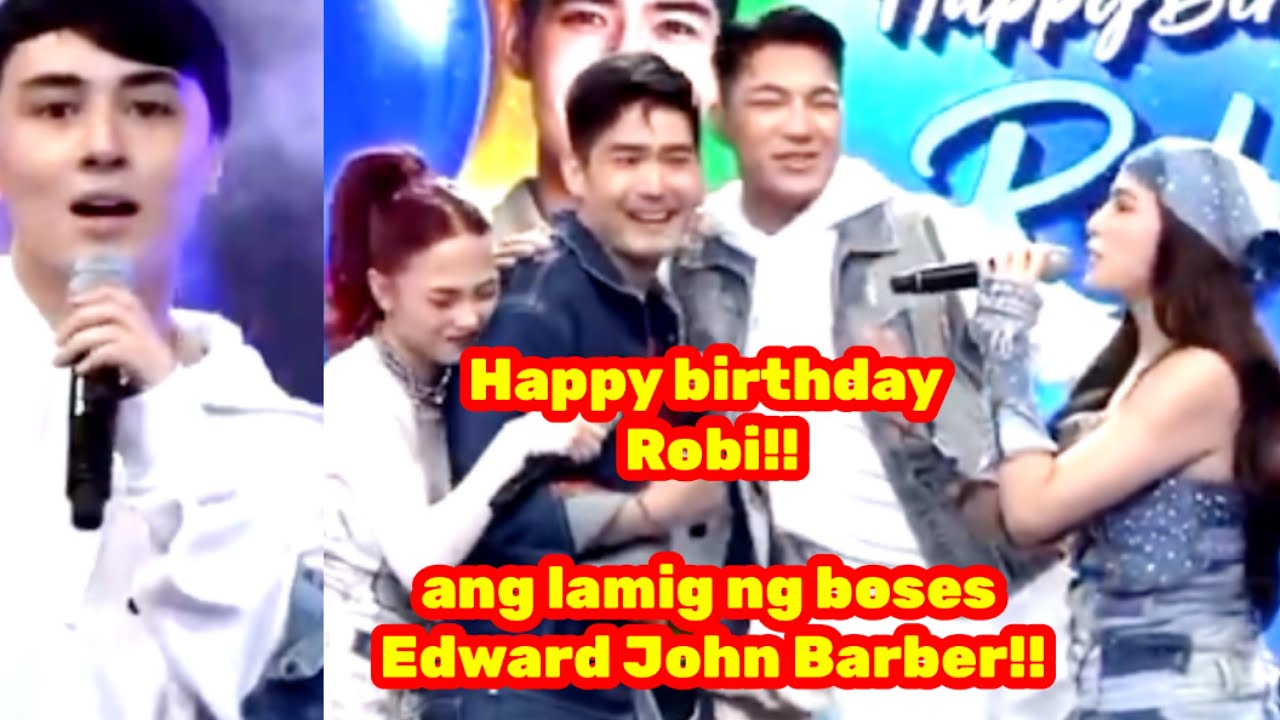 Singerist na talaga si Robi Domingo and Edward Barber sa Big birthday ...