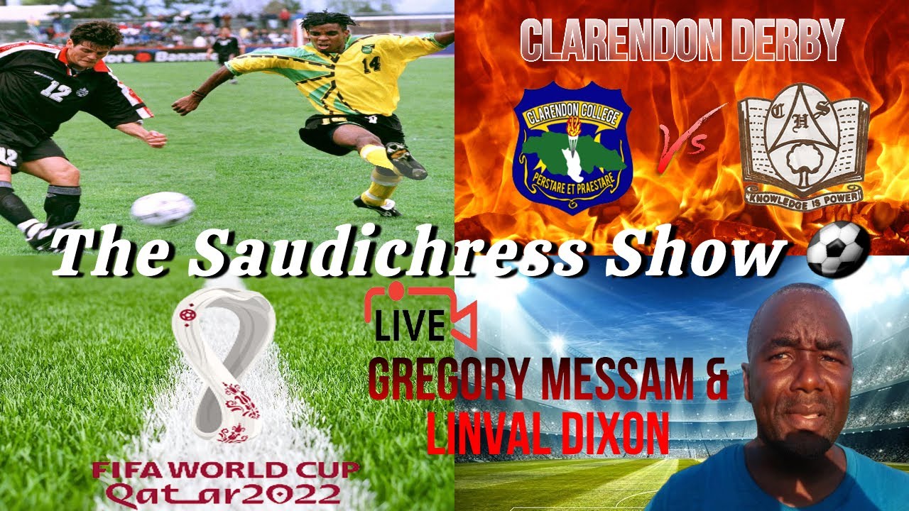 The Saudichress Show ⚽️ Ep.6 Live: Linval Dixon & Gregory Messam Former ...
