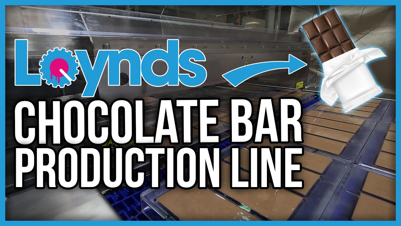 Loynds Chocolate Bar Production Line - YouTube
