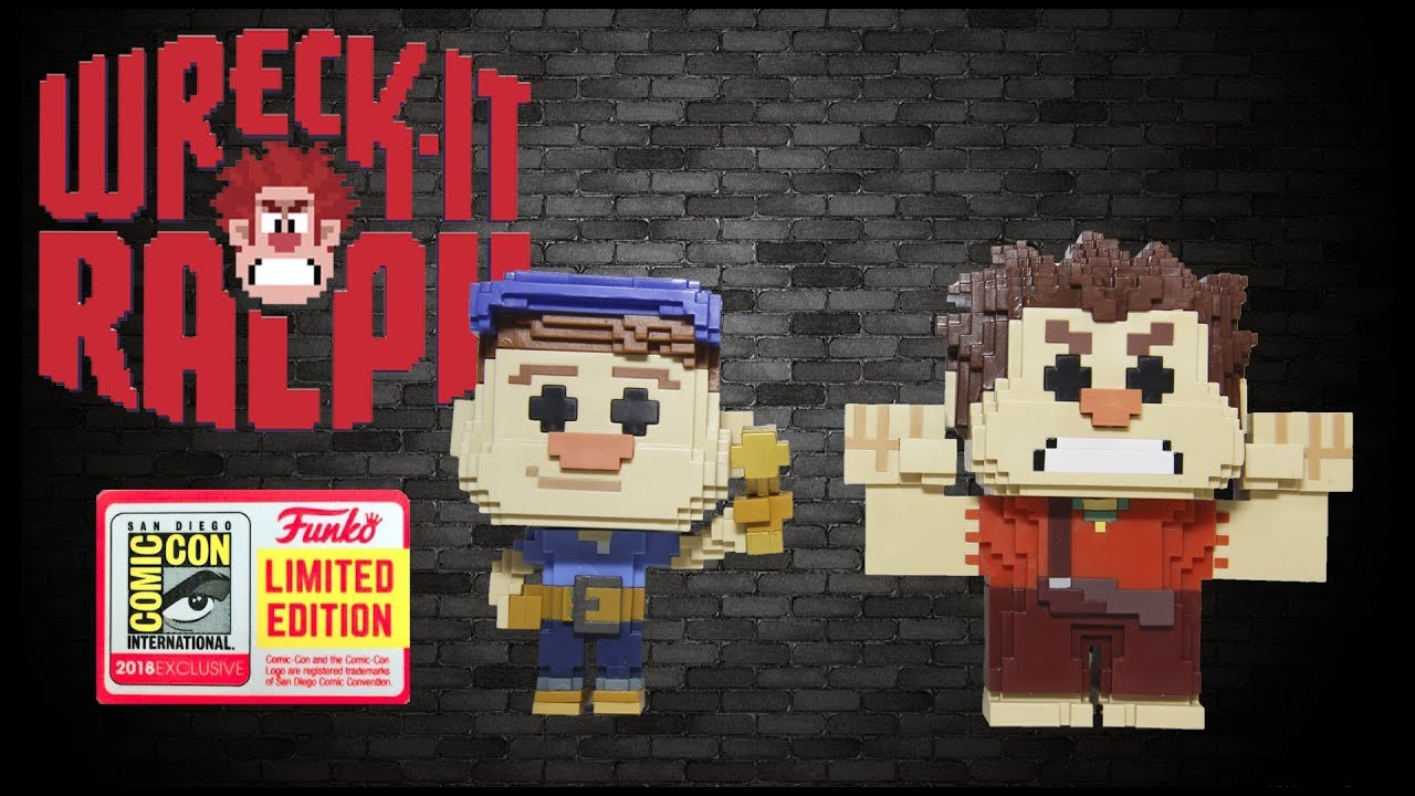 WRECK it RALPH Funko Pop! & FIX it FELIX SDCC Exclusive Funko Pops ...