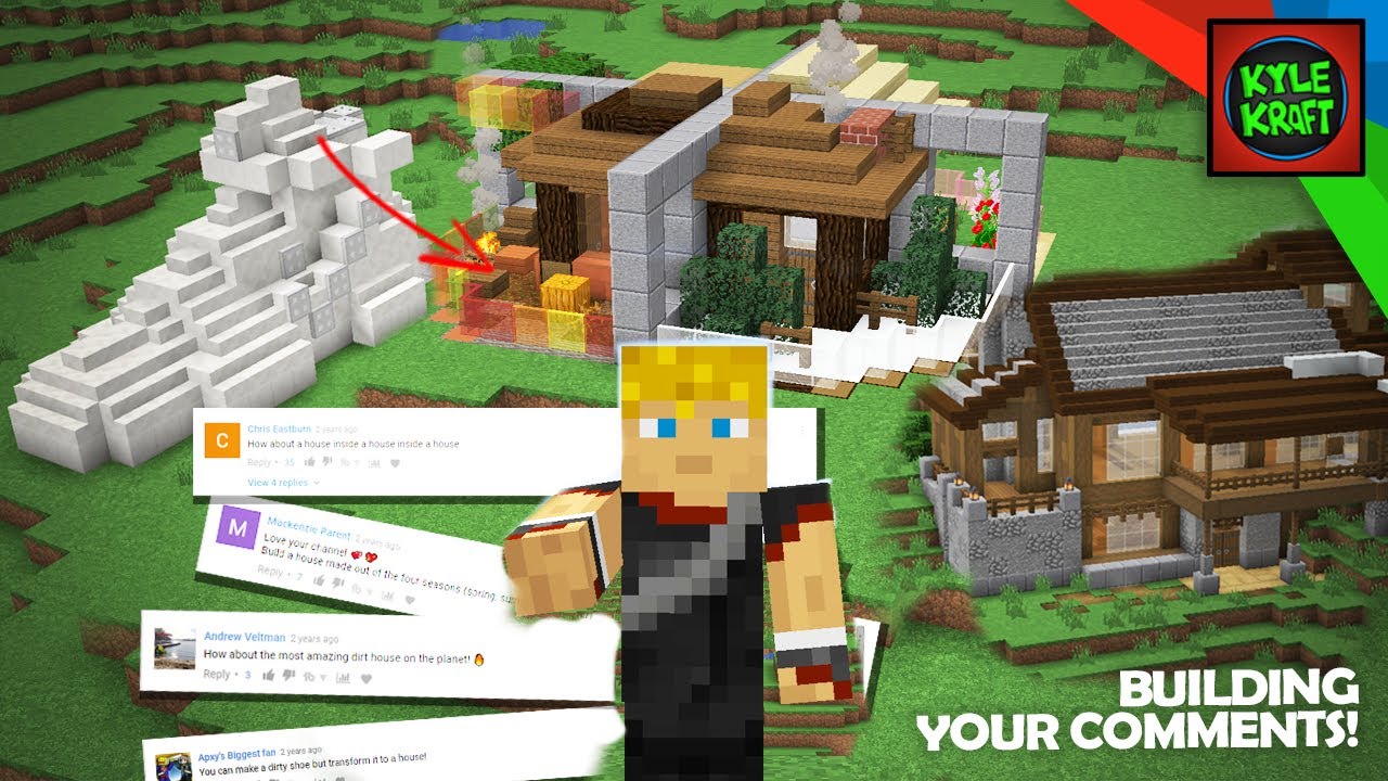 Minecraft: Building Your CRAZY House Ideas! - YouTube