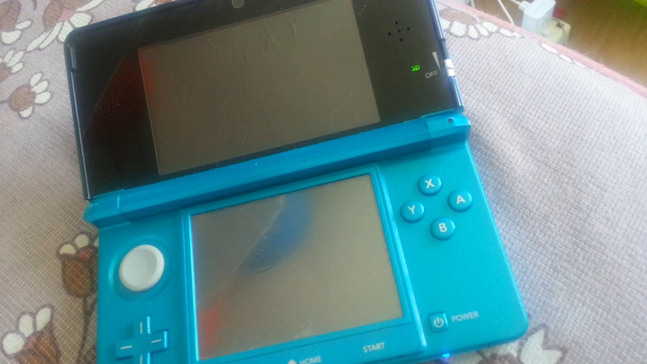 how to turn on and off a nintendo 3ds - YouTube