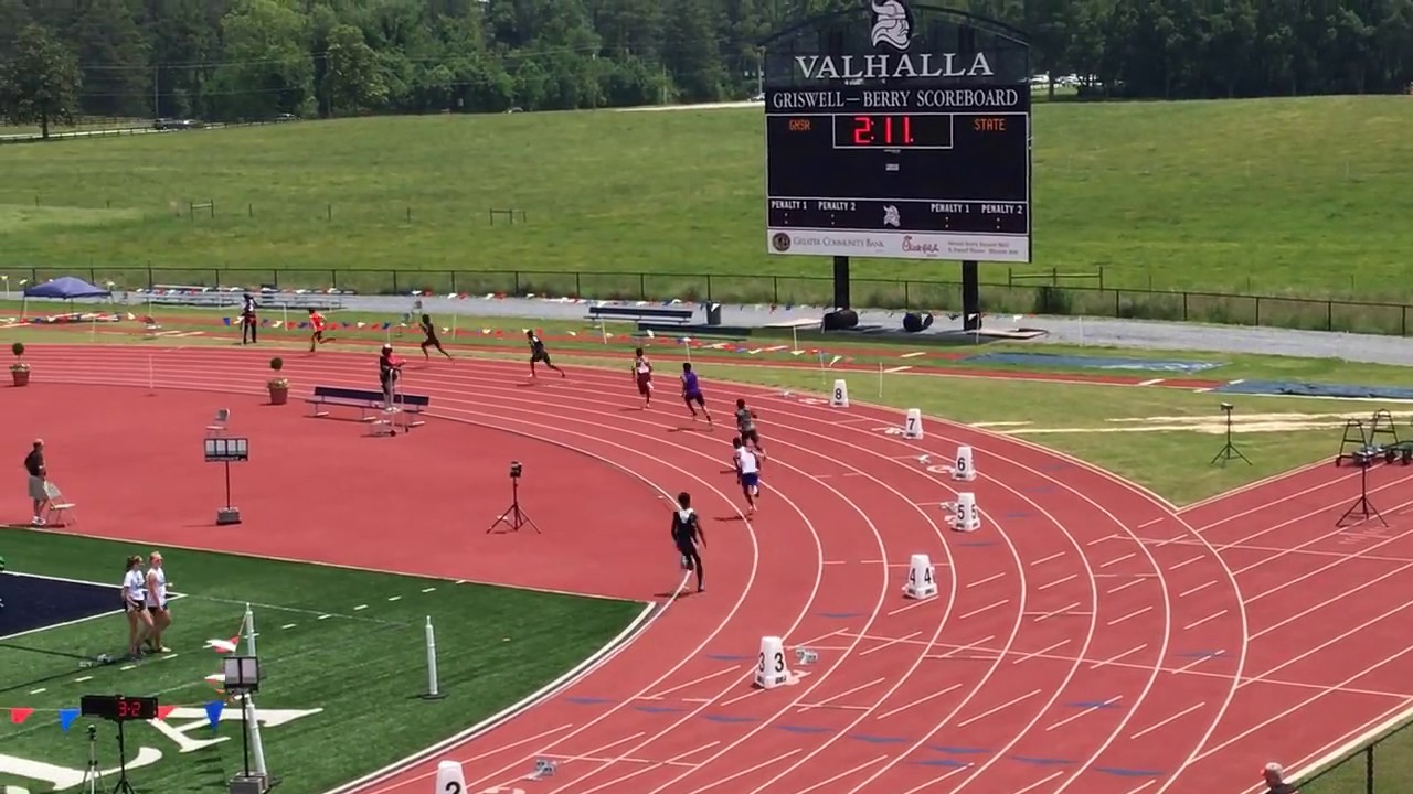 Brian Herron 400m Prelim (47.19) GHSA 7A State Championships 2017 - YouTube