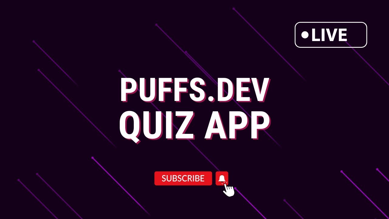 Quiz App | Full Stack MERN | PuffsDEV - YouTube