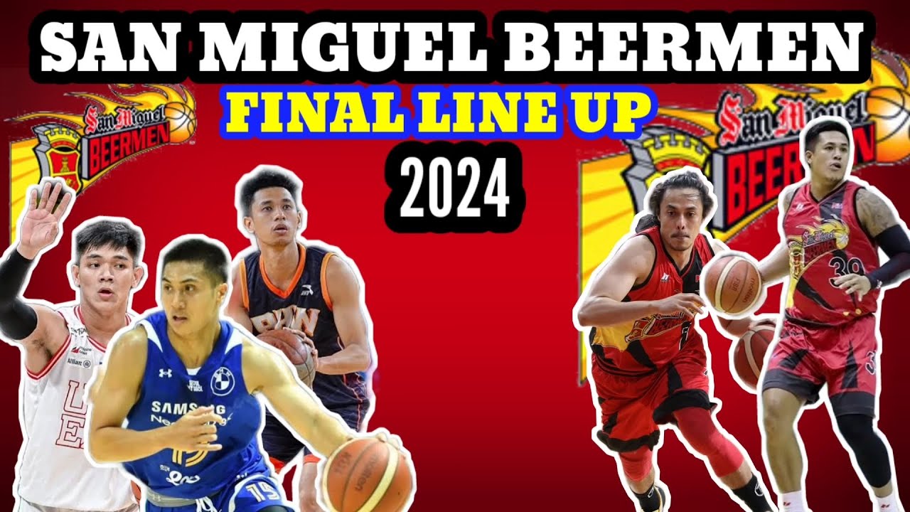 SMB Official Line Up 2024|PBA Governor's Cup Update |PBA UPDATE 2024 ...