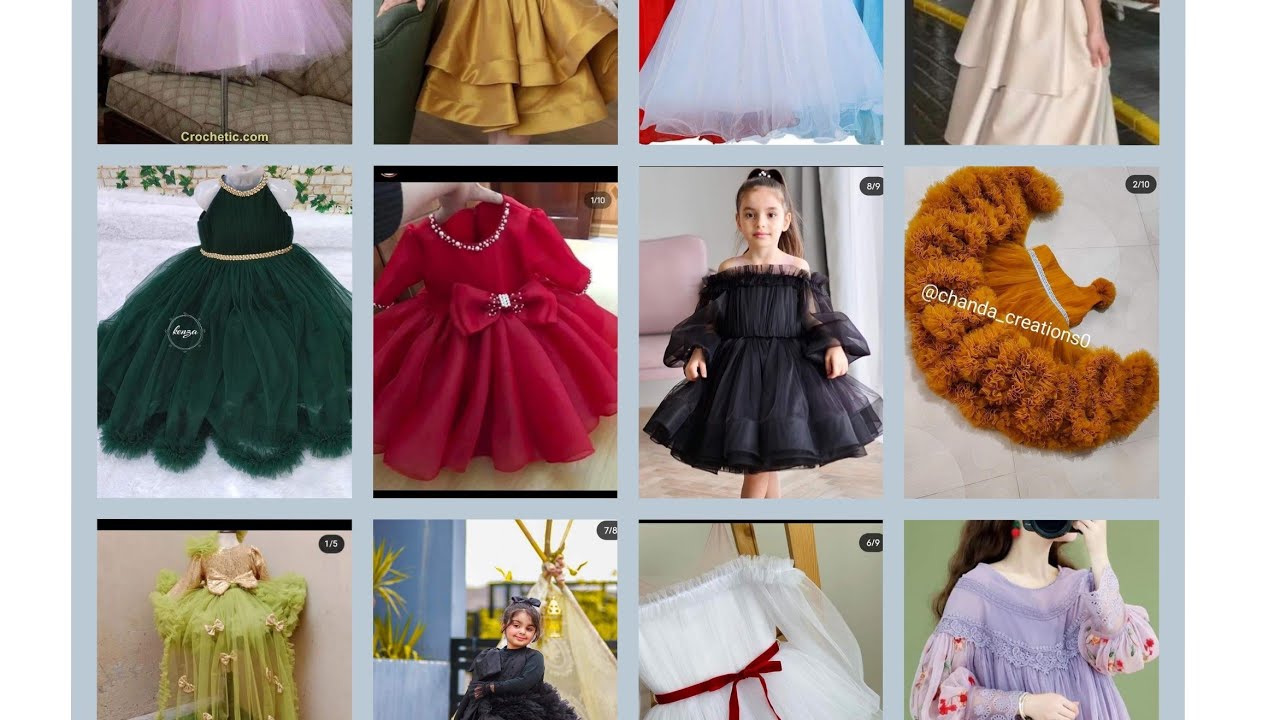 Eid baby net frock design 2023/ trending and beautiful net frock baby ...