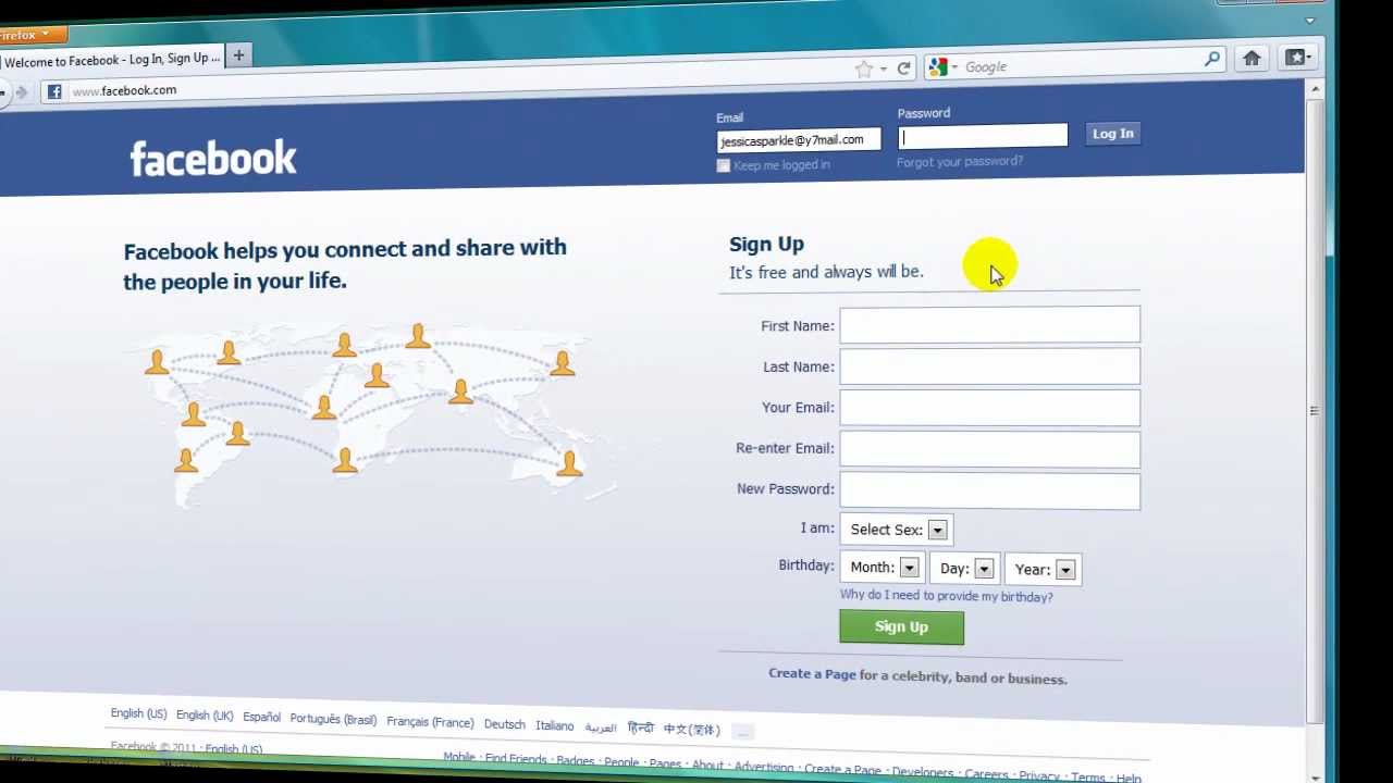Facebook Login Welcome To Facebook Log In