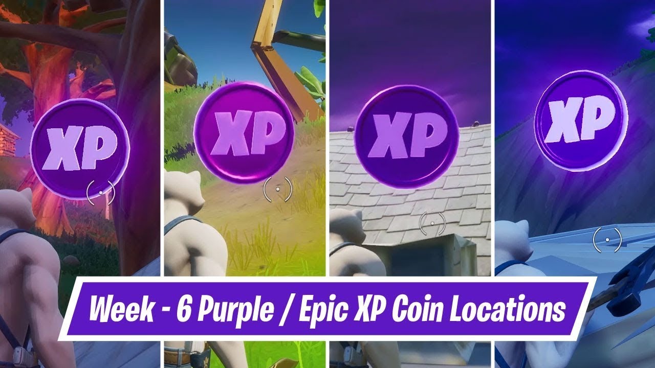 *NEW* Week 6 Purple XP Coin locations in Fortnite Chapter 2 Season 2 ...