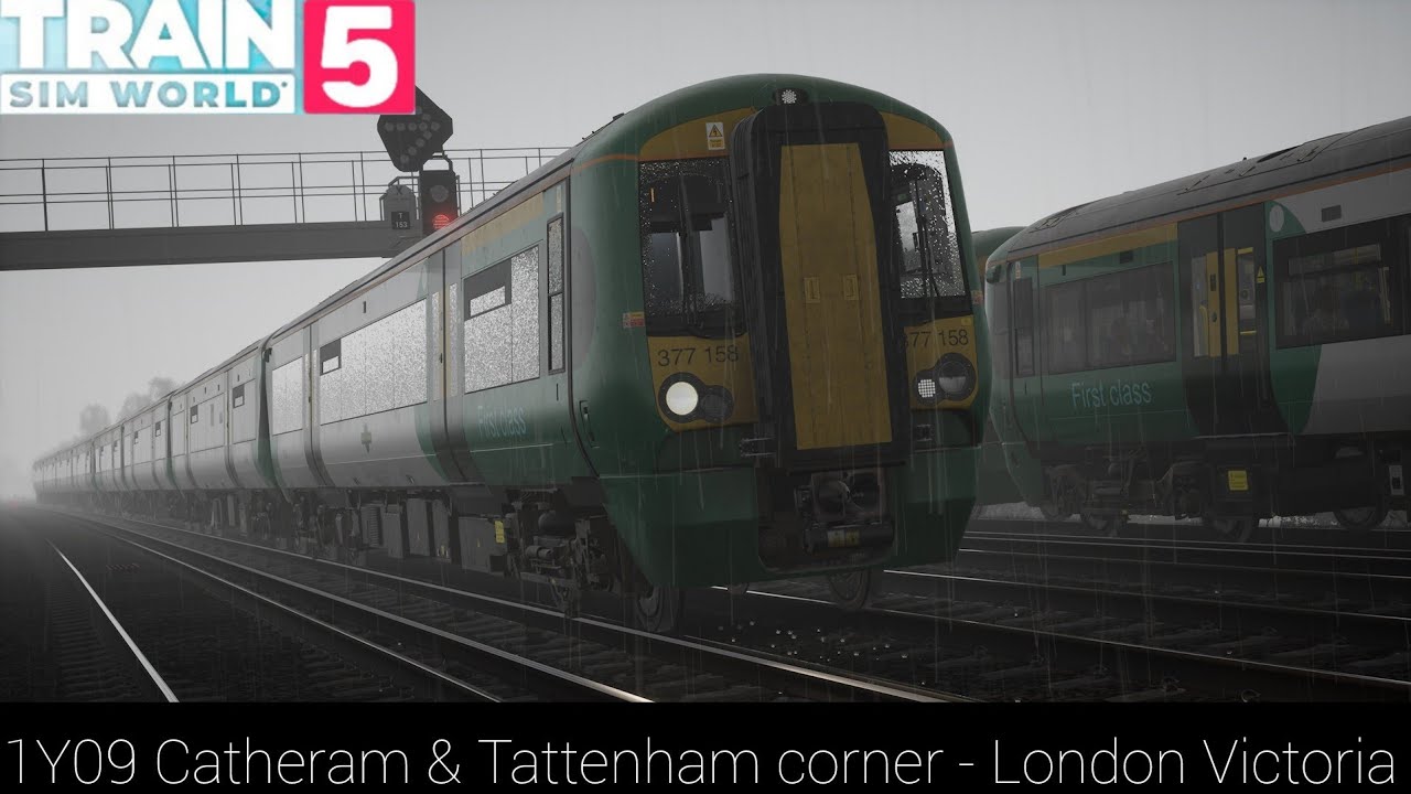 1Y09 Catheram & Tattenham corner - London Victoria | Train sim world 5 ...