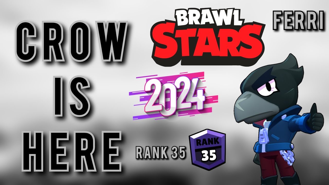 Crow is here, rank 35 in Brawl Stars #brawlstars #gameplay #supercell # ...