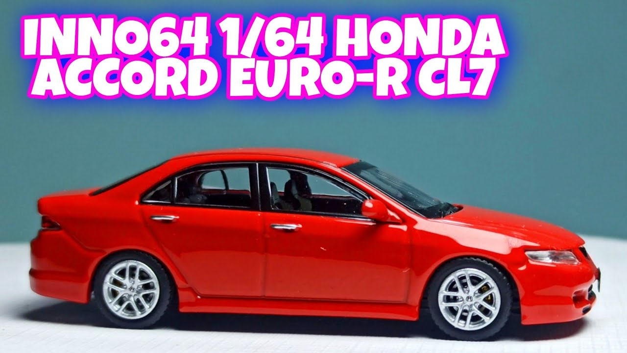INNO64 Honda Accord Euro R CL7 Red - YouTube