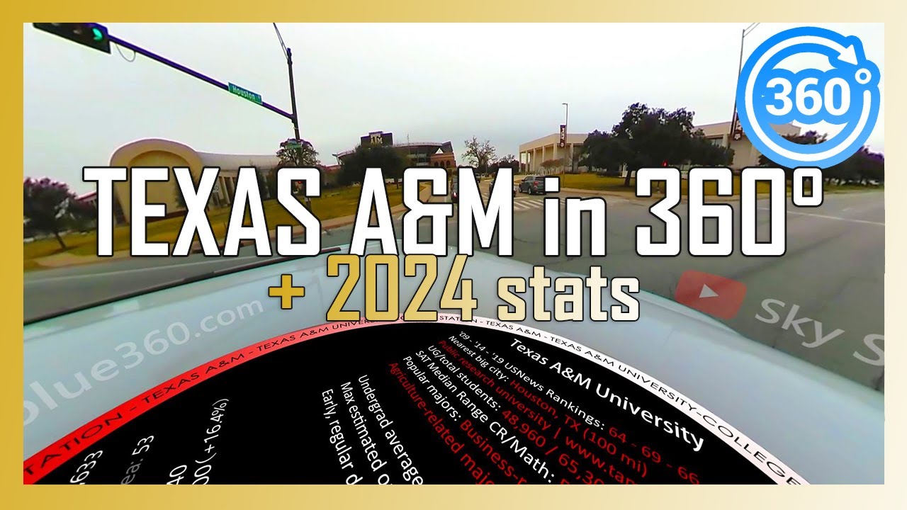 [2024] TEXAS A&M 360° VR driving tour - YouTube