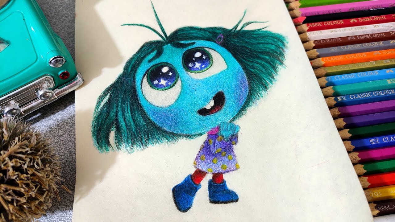 How to draw Envy from Inside Out 2 : Vision Slit - YouTube