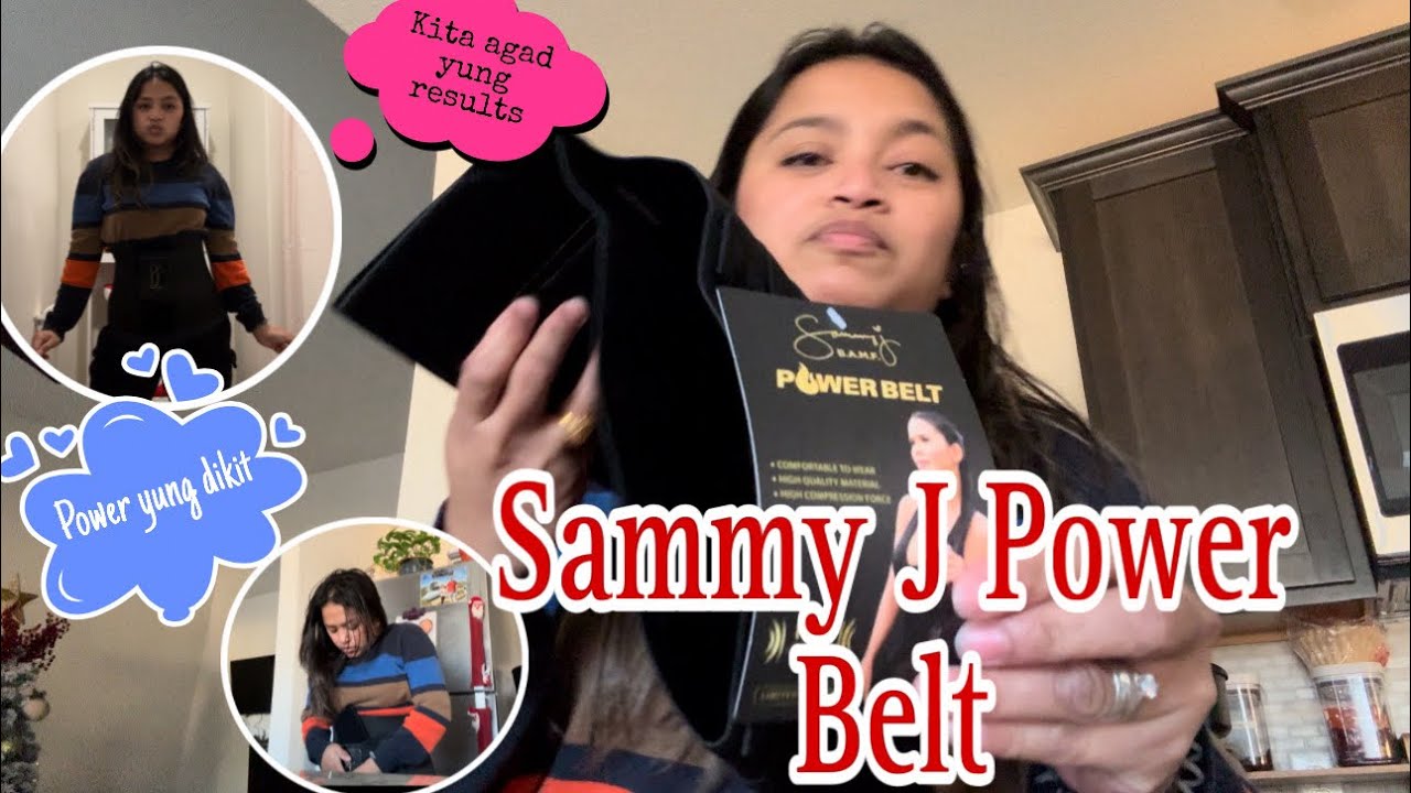 Unboxing Sammy J slimming power belt - YouTube