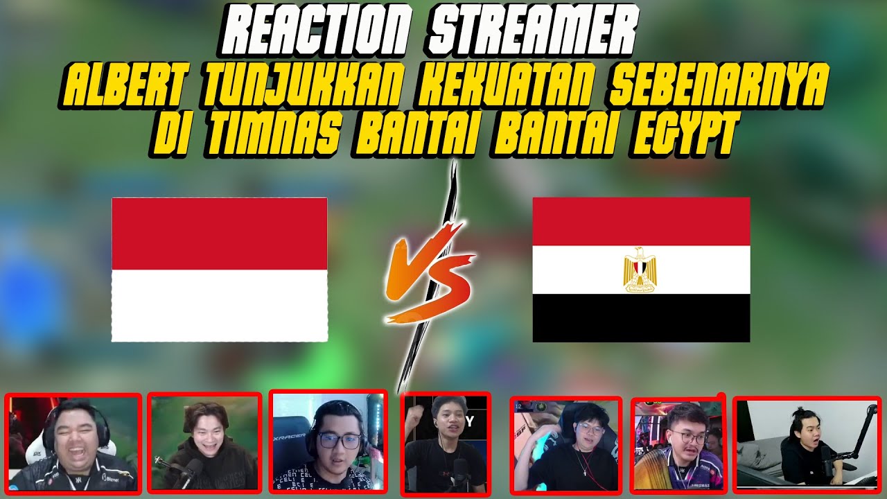 REACTION STREAMER ️ALBERT TUNJUKKAN KEKUATAN SEBENARNYA DI TIMNAS ...