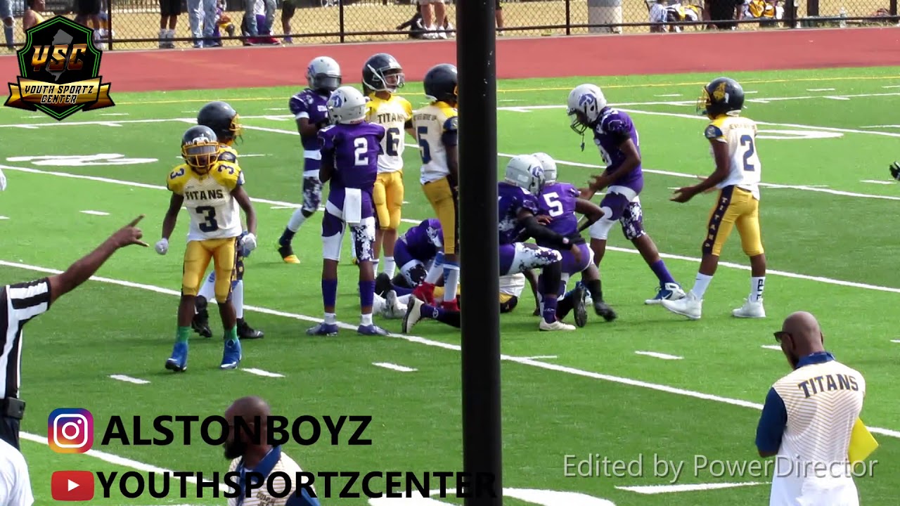 2019 Pop Warner presents central ward titans vs Southeast Stallions ...
