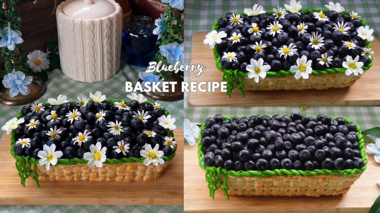 Blueberry Puff Pastry Basket 🫐 | Recipe | - YouTube