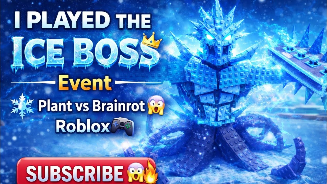 Can I Defeat the Dangerous Ice Boss? In Plant🪴 VS Brainroot 😱🔥" - YouTube