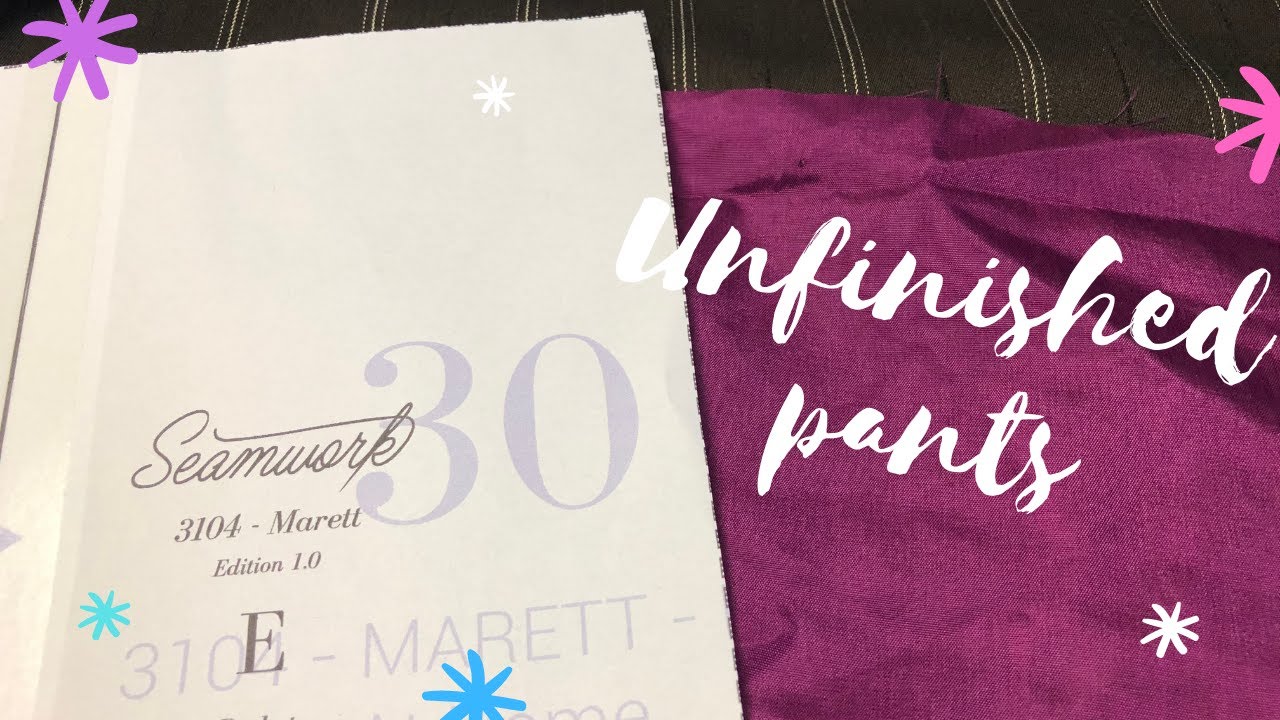 Starting To Sew Seamwork Marett Trousers | #sewingVlog - YouTube